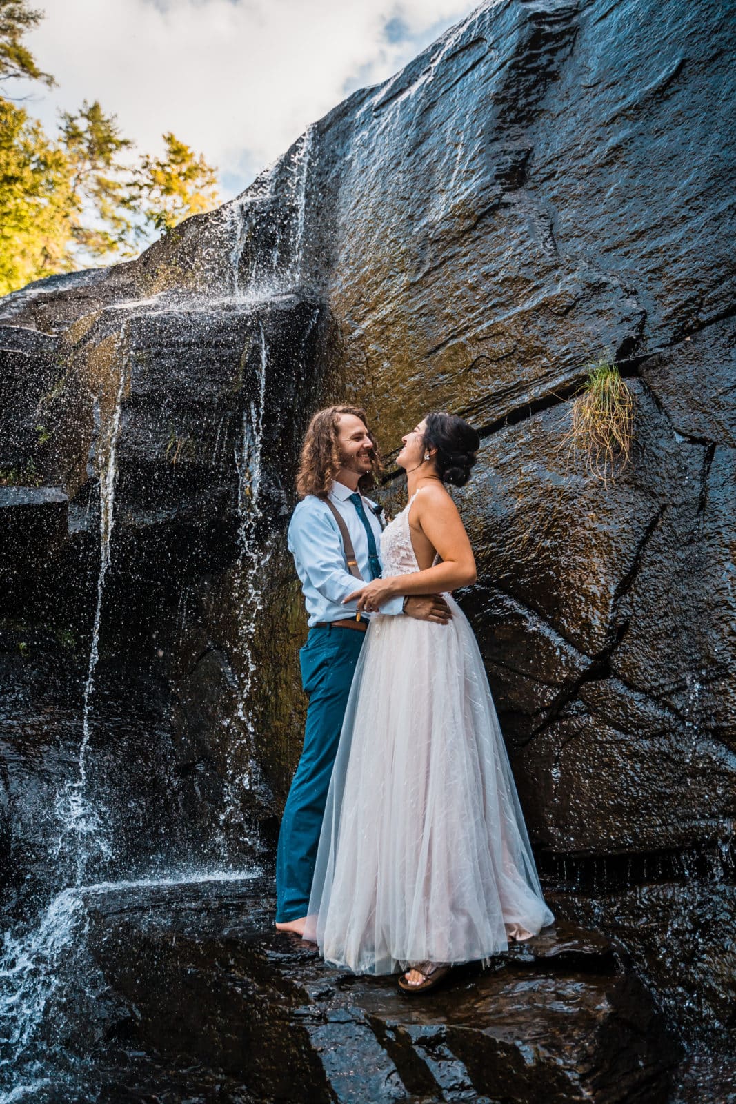 Natural Waterfall Wedding Venues in NC » StoryBright Films
